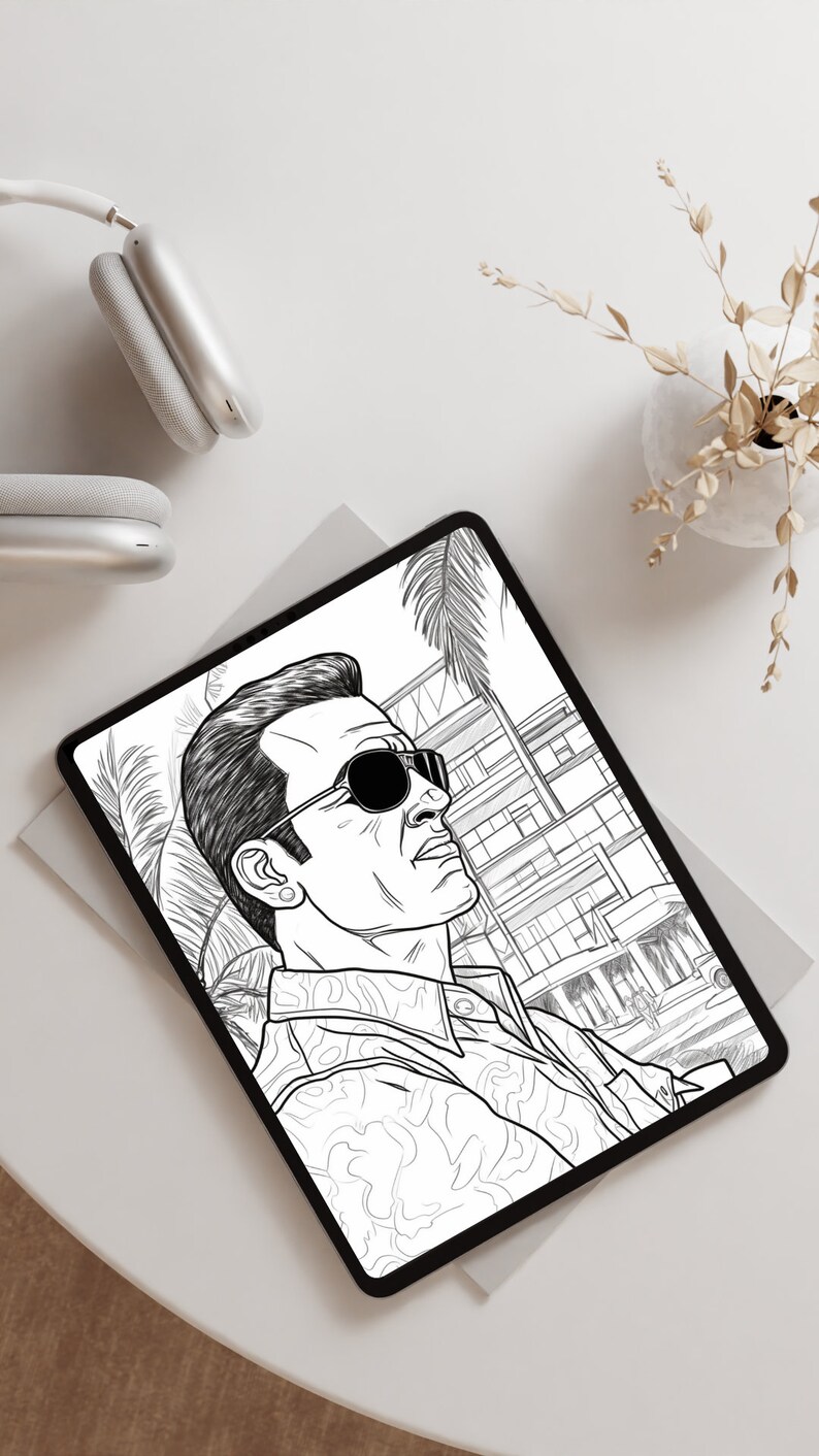 Grand Theft Auto 106 Coloring Pages, Adults, Instant Digital Download ...