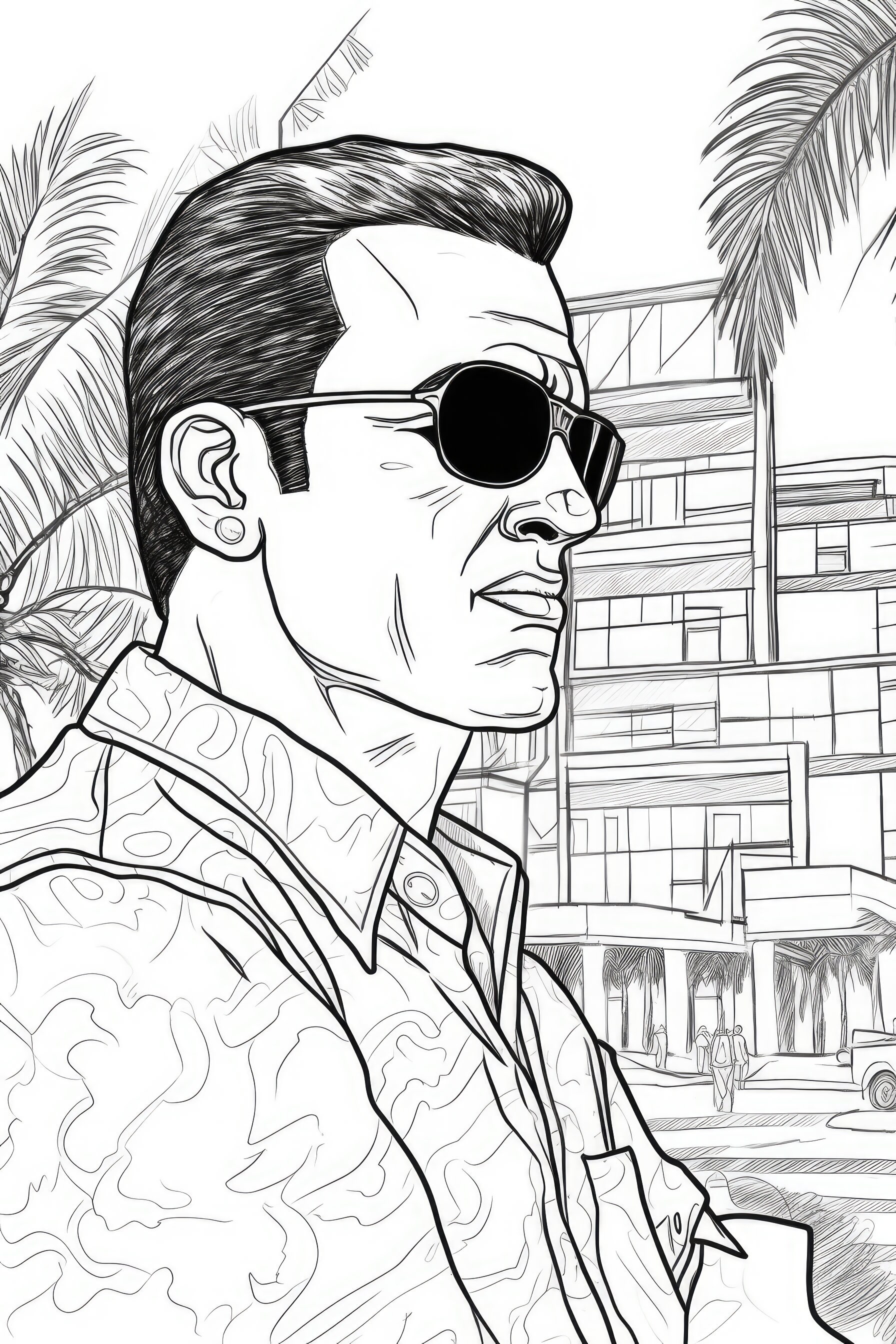 Grand Theft Auto 106 Coloring Pages, Adults, Instant Digital Download ...