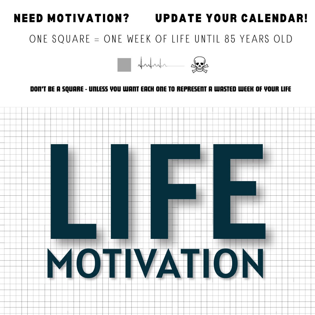 Life Tracker: Weeks Remaining Calendar - Etsy