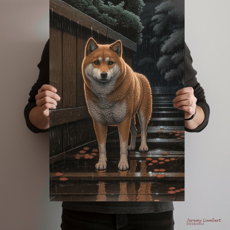 Pet Portraits, Painting of Pets, Custom Portraits of Shiba: Inspired by ...