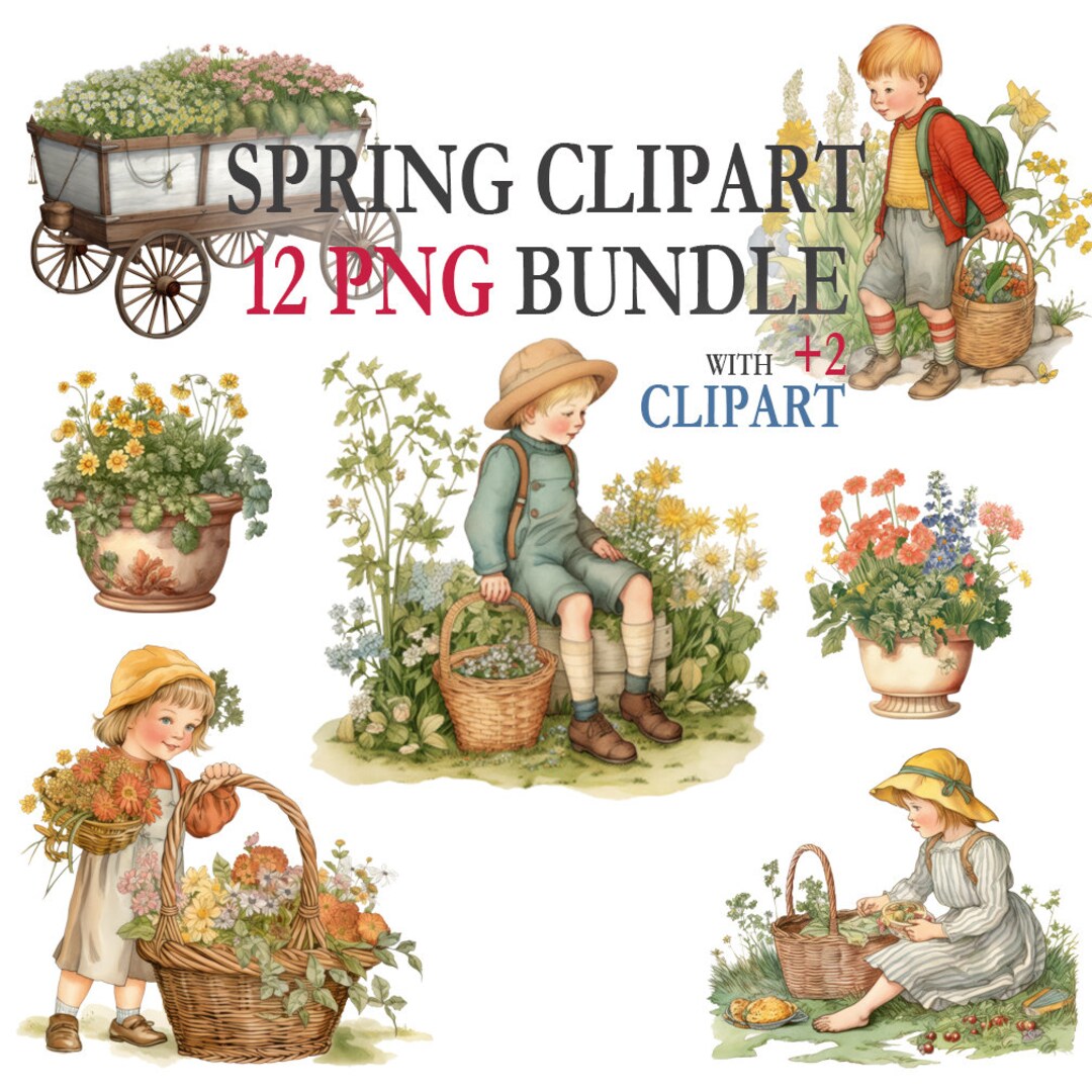 Spring Season Flower Clipart 6 12 Premium PNG Transparent Background ...