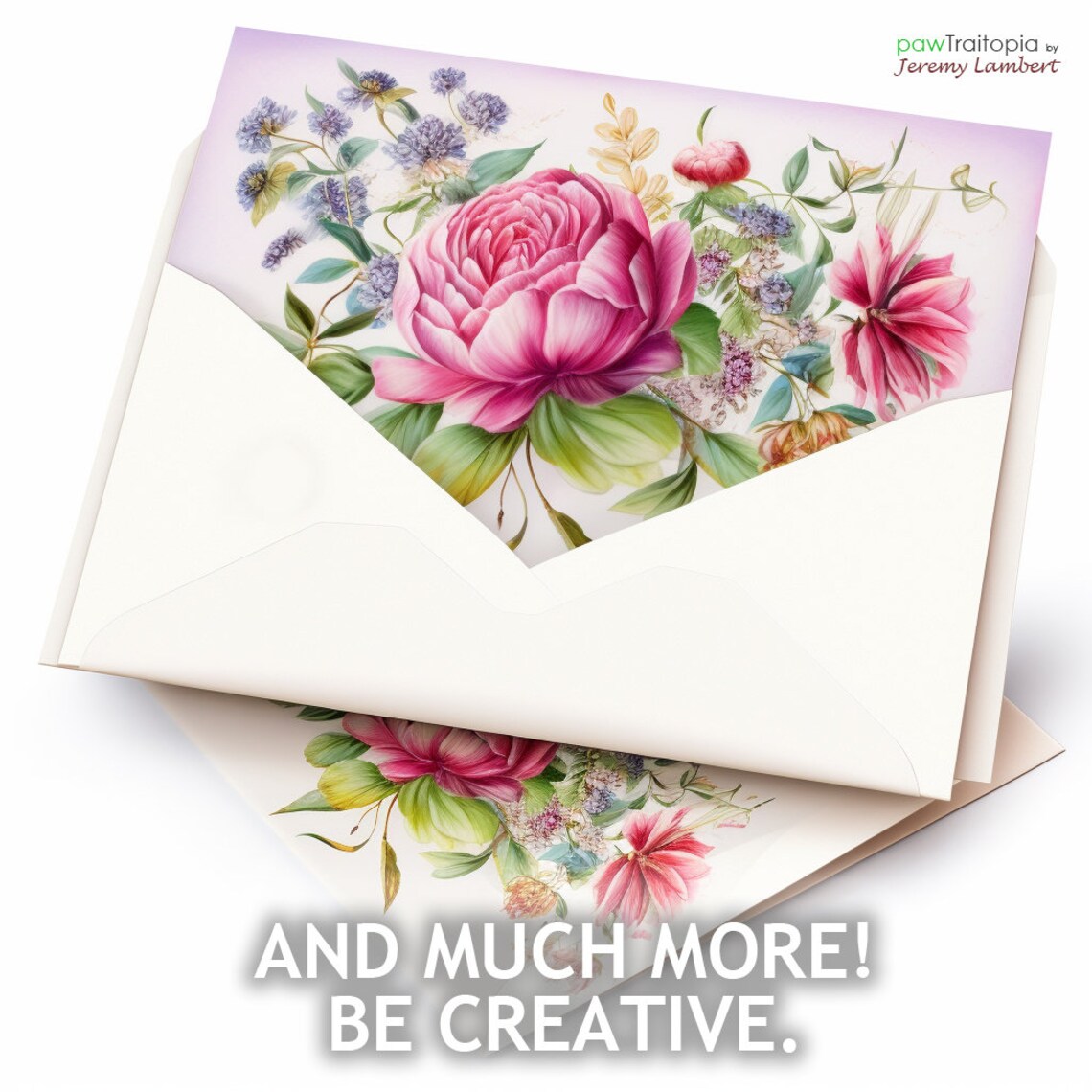 Flower Clipart Bundle: 12 High-res PNG Files With Transparent ...