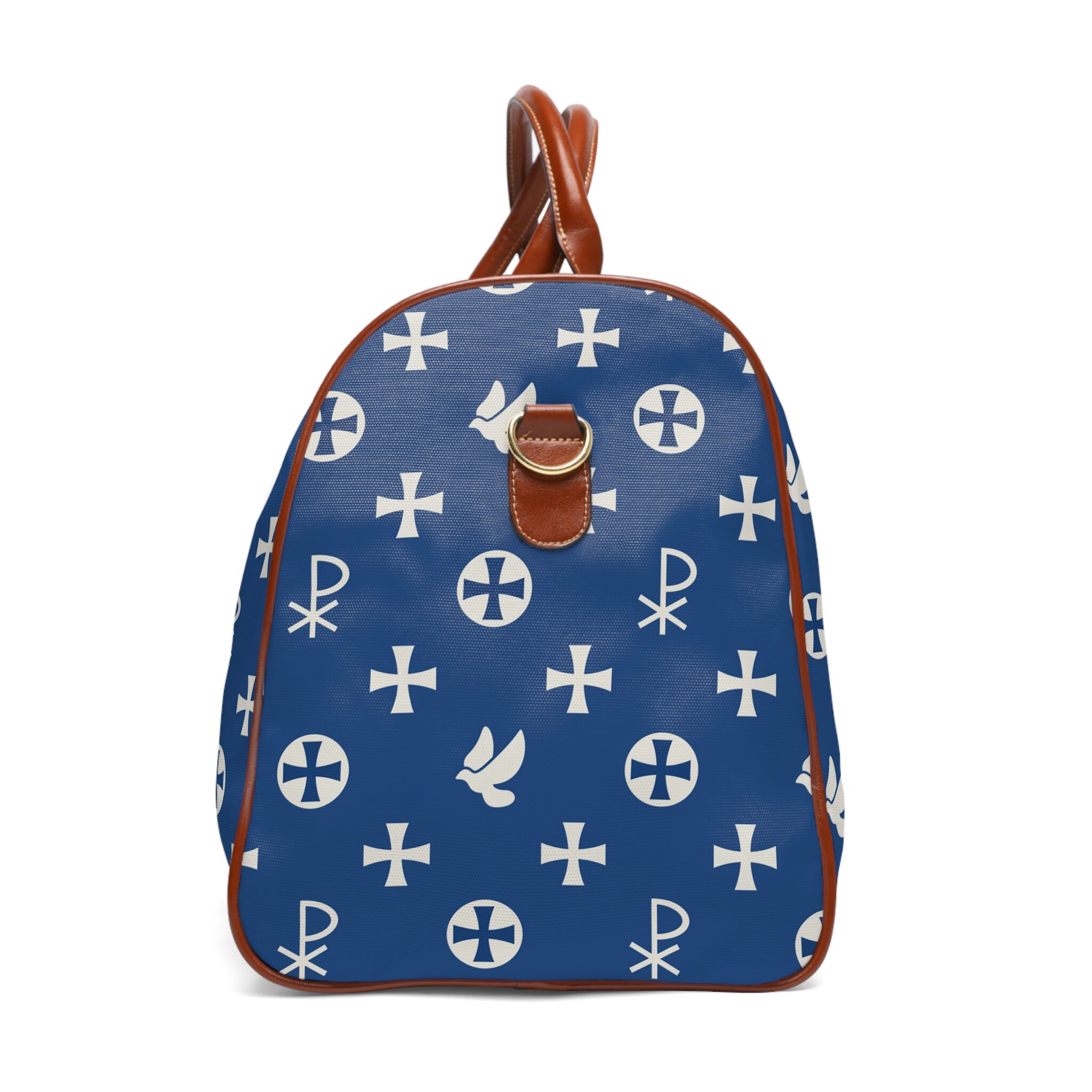 Iconic Christian Travel Bag, Catholic Symbol Waterproof Pilgrimage ...