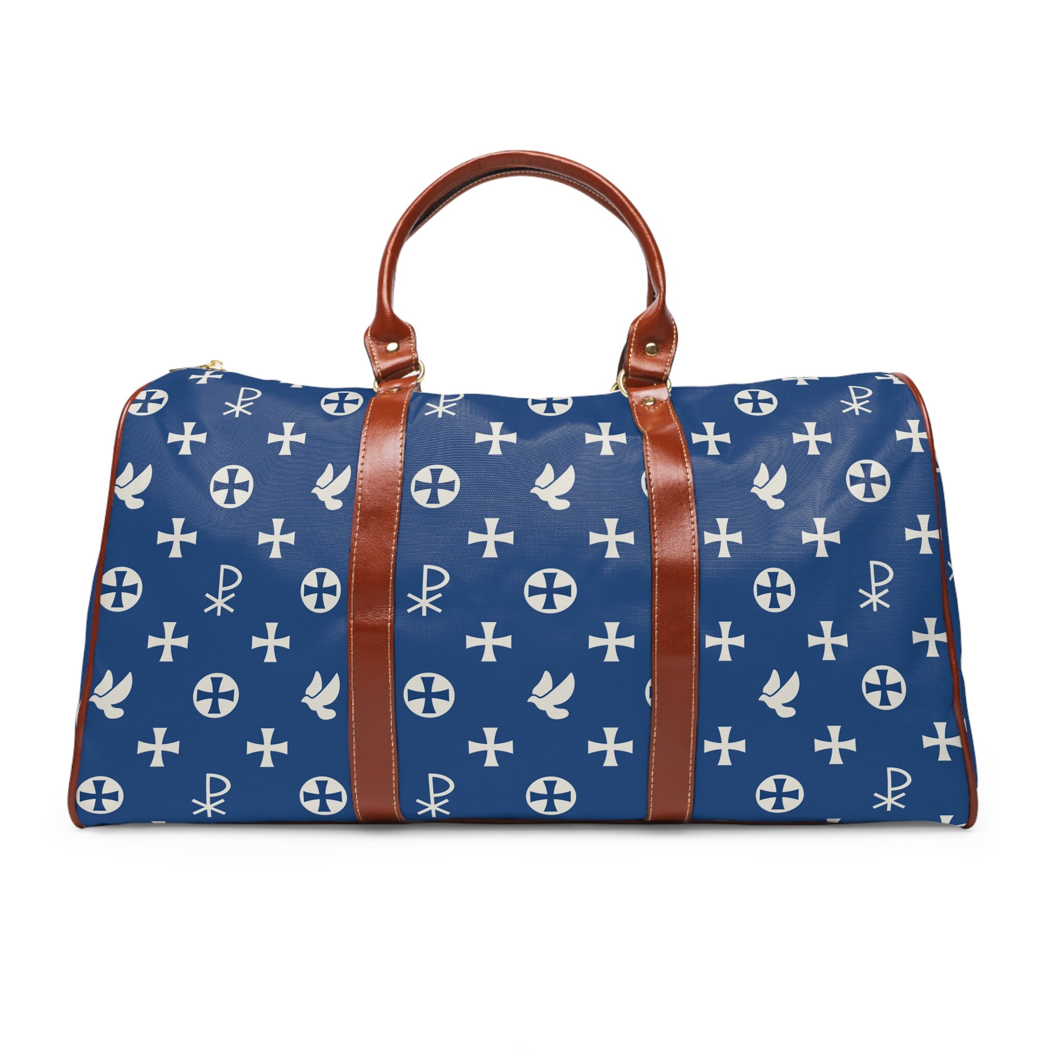 Iconic Christian Travel Bag, Catholic Symbol Waterproof Pilgrimage ...
