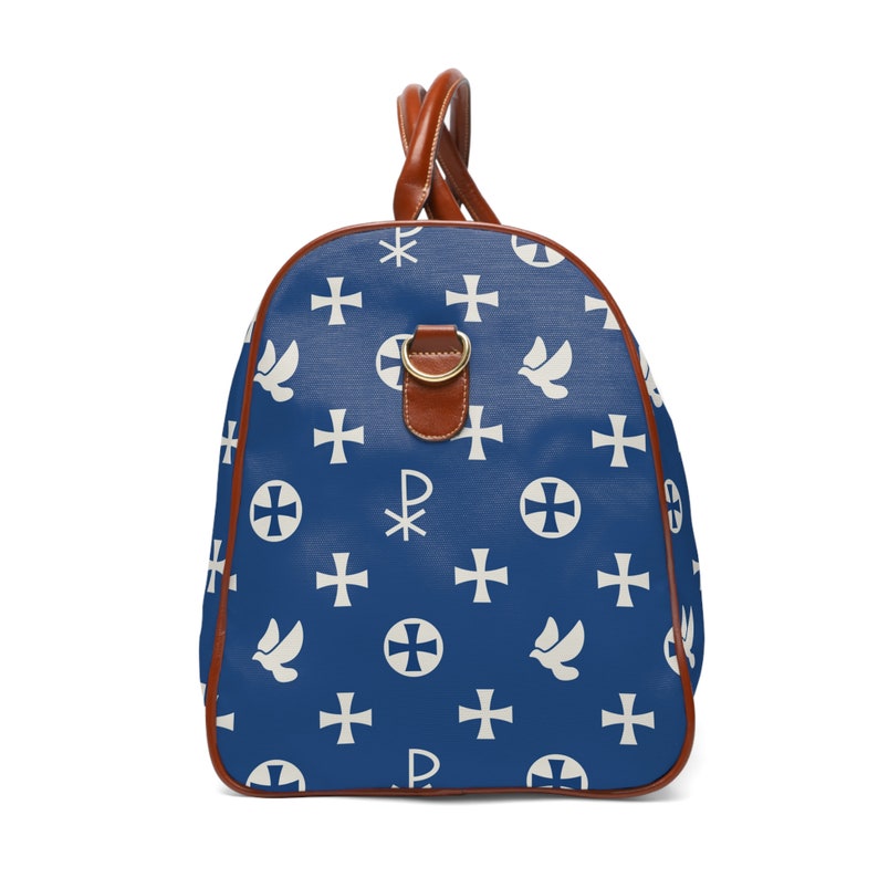 Iconic Christian Travel Bag, Catholic Symbol Waterproof Pilgrimage ...