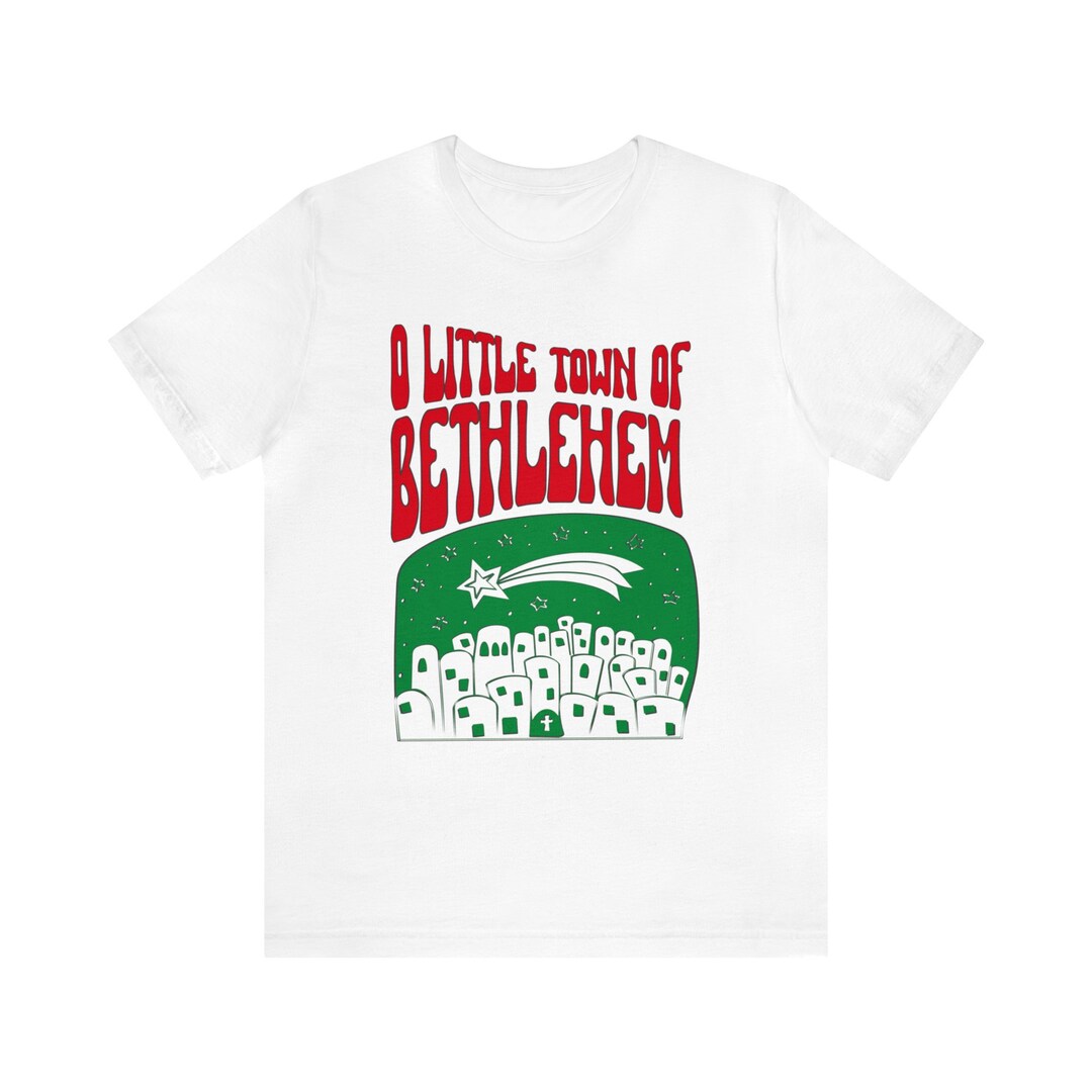 Nativity Shirt O Little Town of Bethlehem Christmas Tshirt - Etsy
