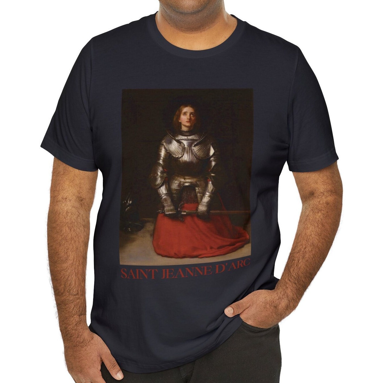 Jeanne Darc Tshirt - Joan of Arc - Classic Painting - Catholic Saint of ...