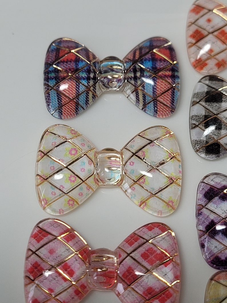 Colorful Bows for Resin Art, DIY Projects, Crafting Supplies, 18 Pieces ...
