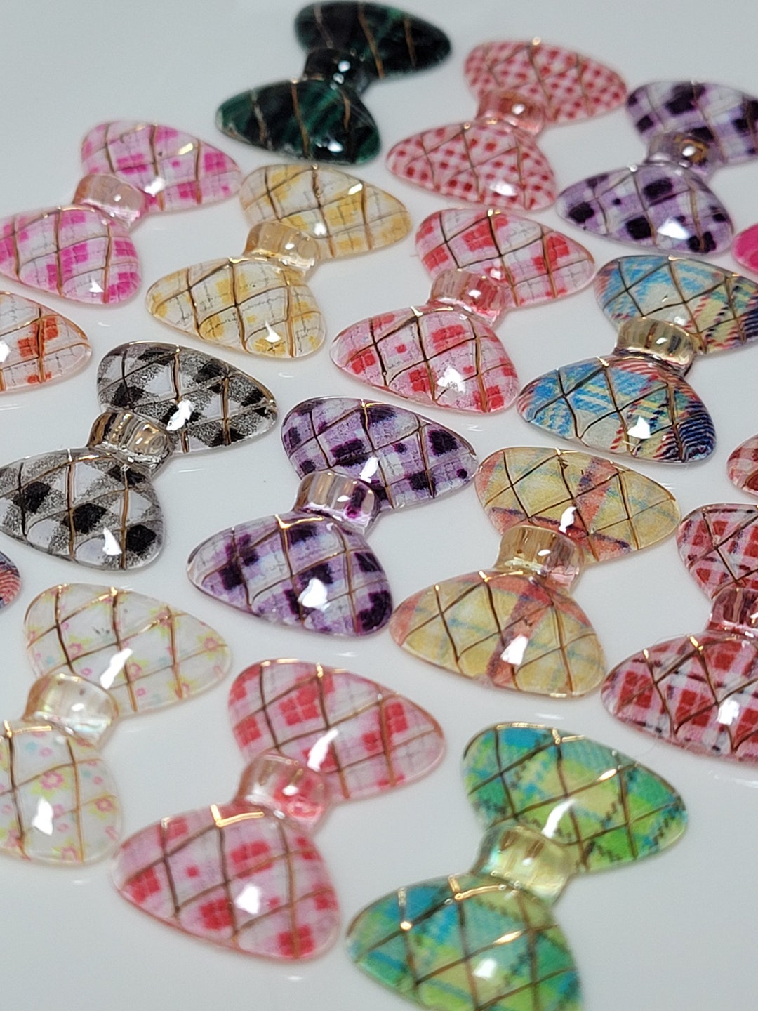 Colorful Bows for Resin Art, DIY Projects, Crafting Supplies, 18 Pieces ...