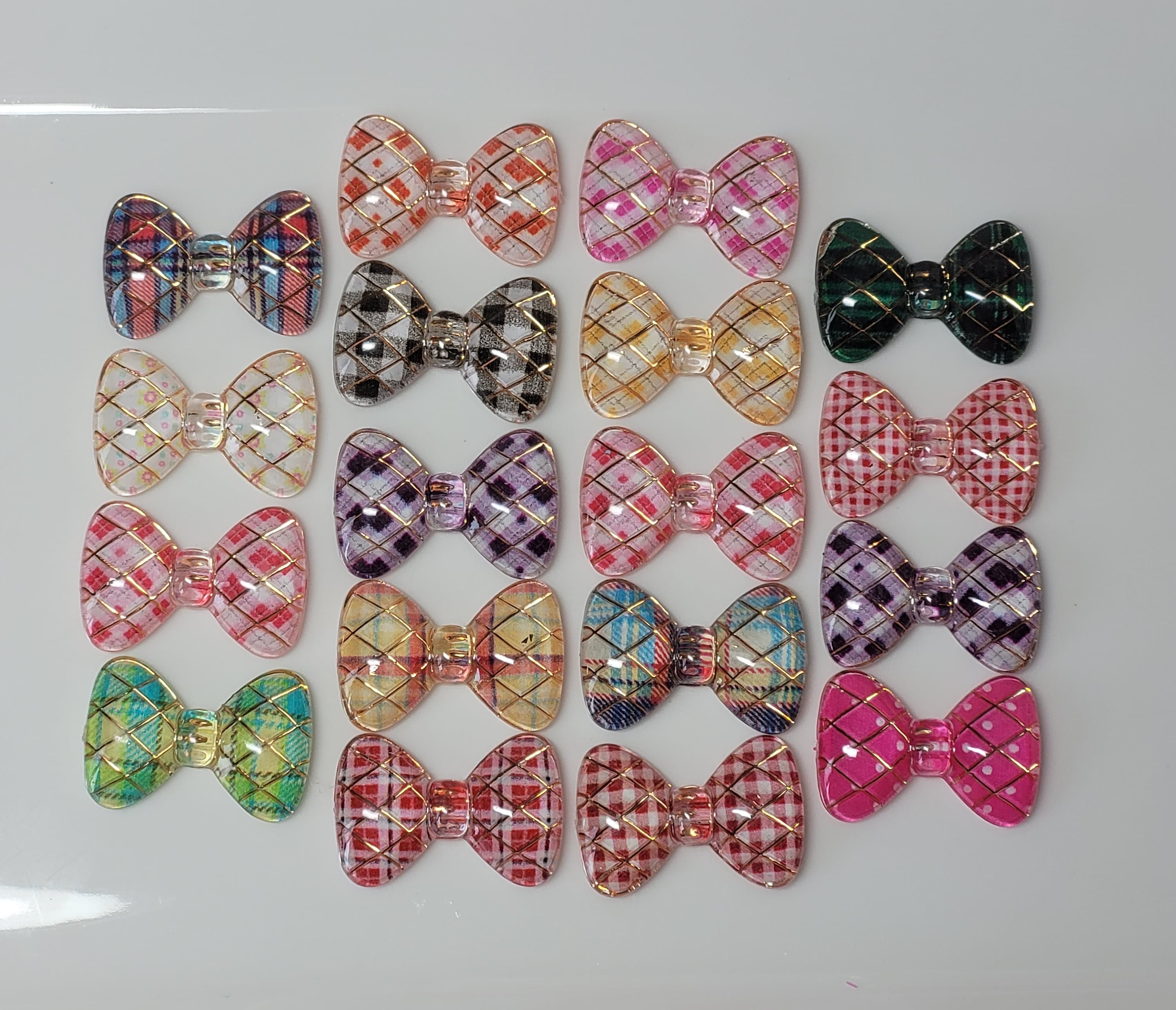 Colorful Bows for Resin Art, DIY Projects, Crafting Supplies, 18 Pieces ...