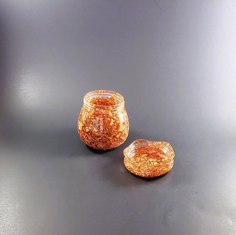 Classy Gold Flake Container Wedding Favor Birthday Gift Bridesmaid Gift ...