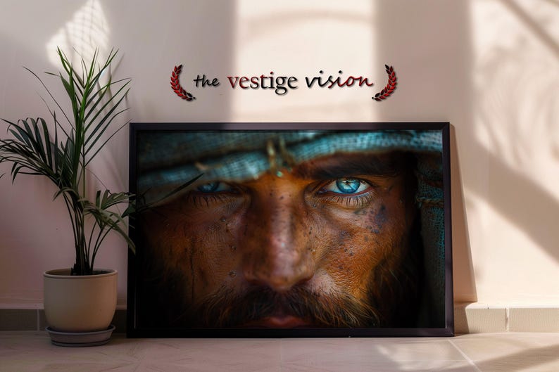 The Piercing Eyes of Jesus Christ | Realistic Portrait Painting | Love ...