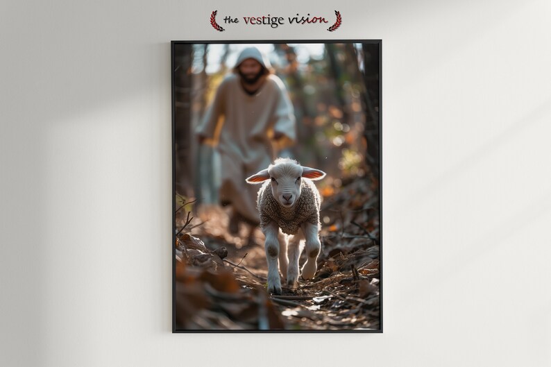 The Shepherd's Chase | Jesus' Lamb | Christian Imagery | Love ...