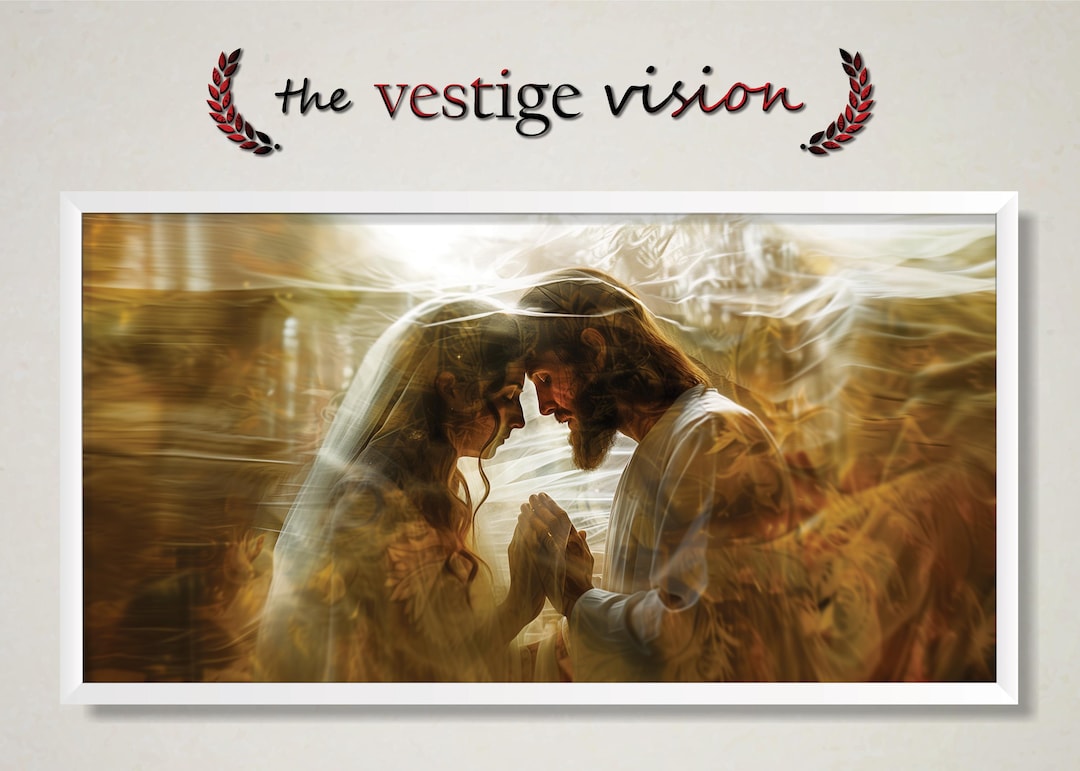 Woman United With Jesus Christ | Prayer | Heaven | Veiled Effect ...