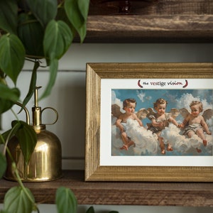 Cherub Triplets in the Clouds | Christian Heavens | Realistic Painting ...