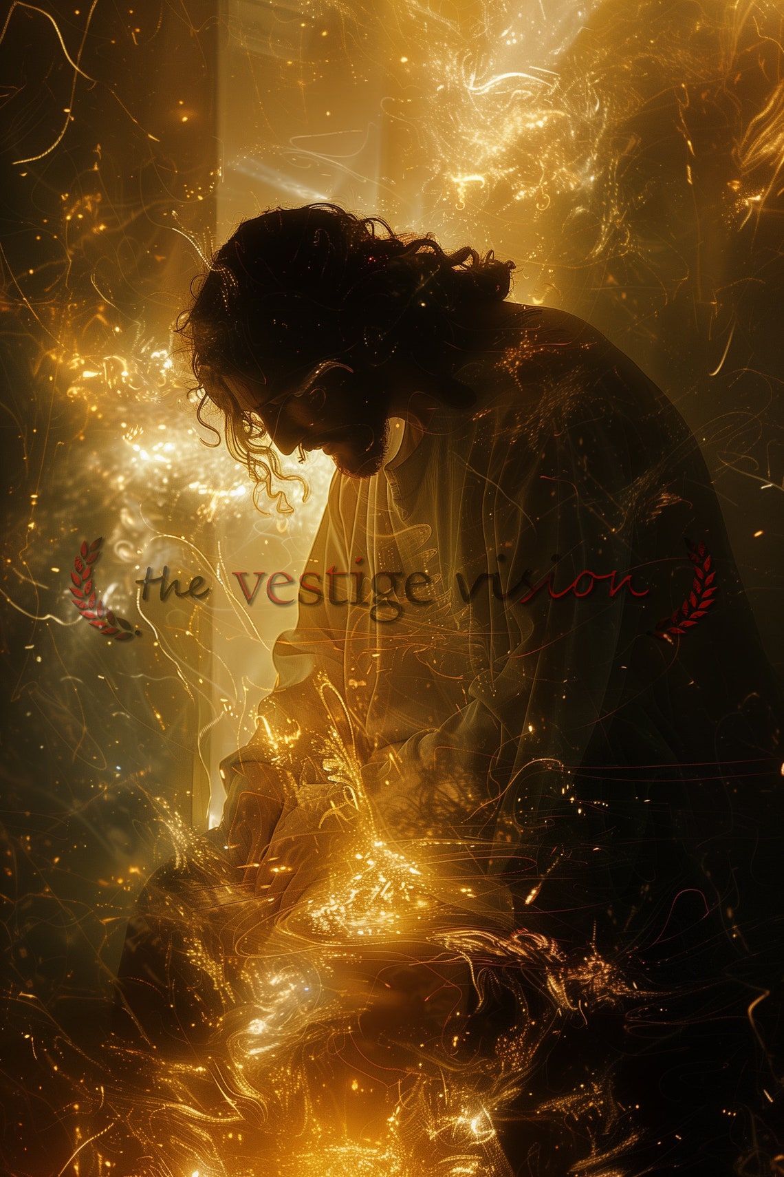 Jesus the Light Omnipresent Powerful Religious Imagery Love Realistic ...