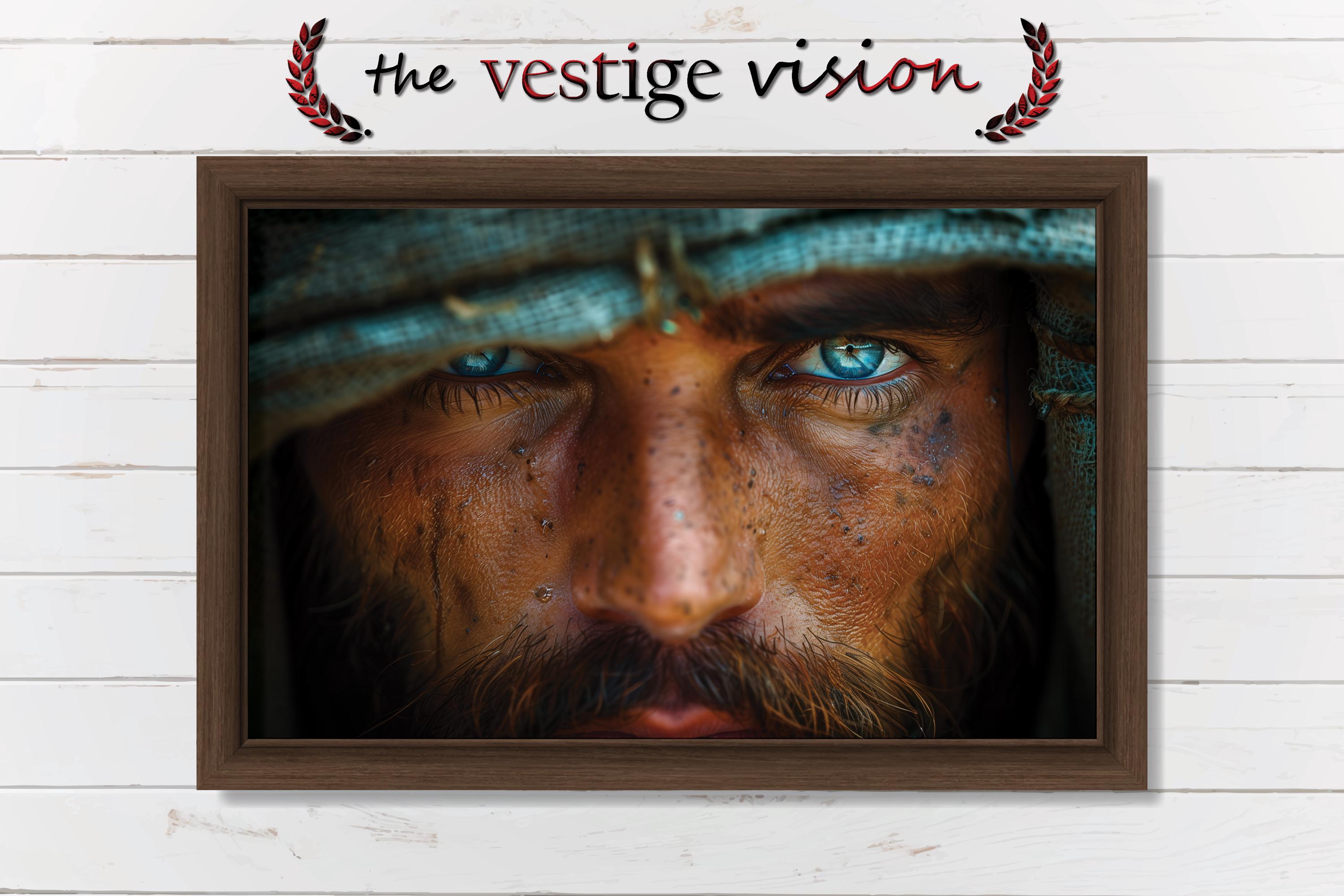 The Piercing Eyes of Jesus Christ Realistic Portrait Painting Love ...