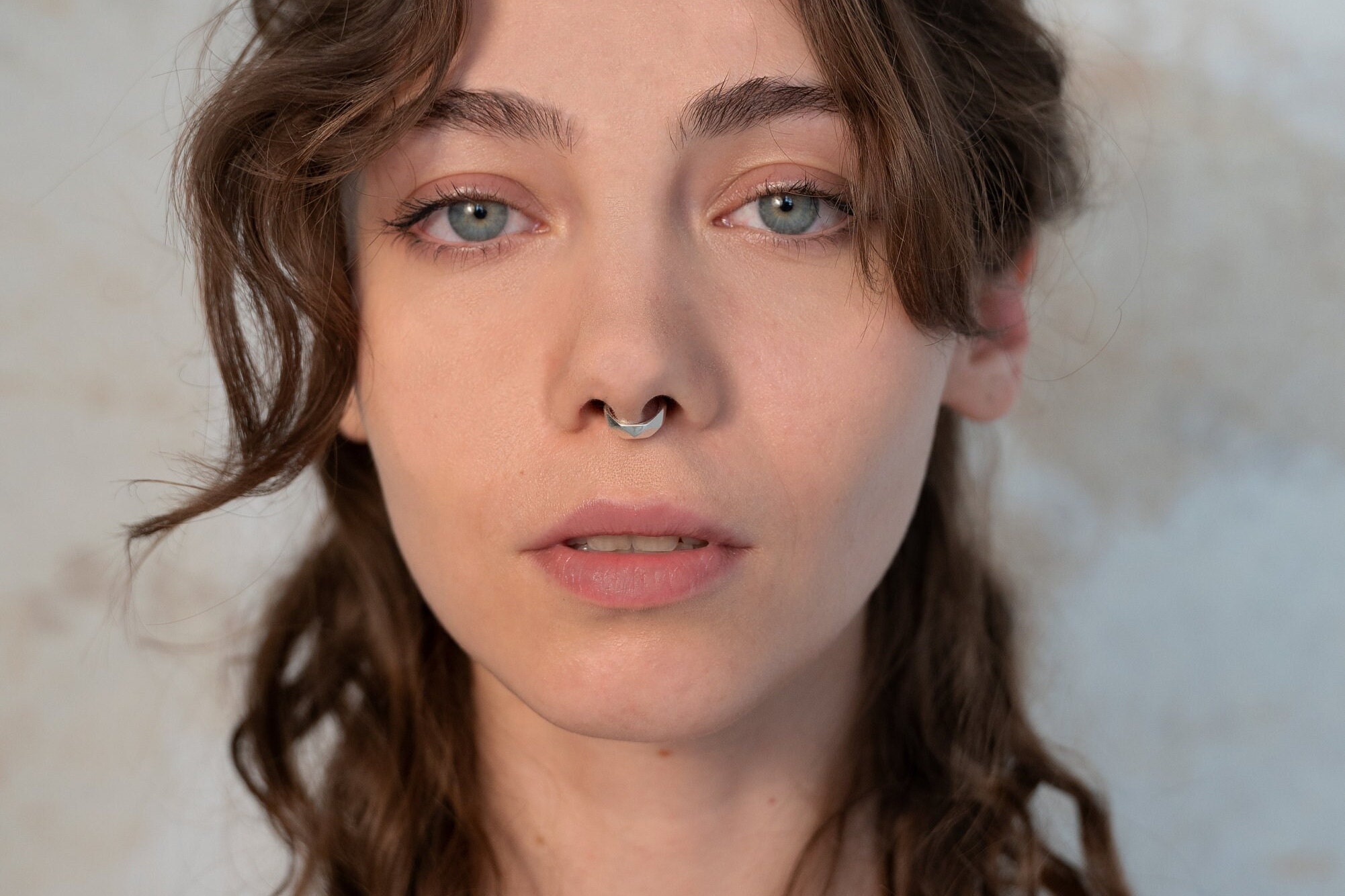 Punk Streetwear Cuff/ Face Jewels/ Nose Cuff/ Lightweight Septum Ring ...