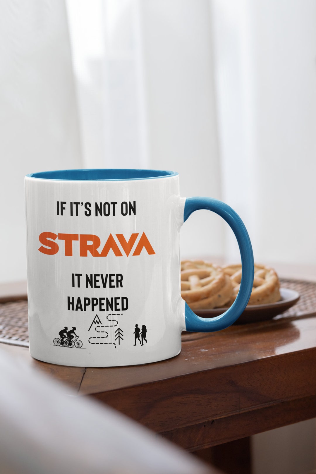 Strava Coffee Mug: Runner Cyclist Gift - Etsy UK
