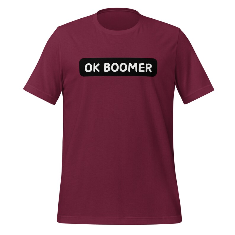 OK Boomer, Boomer Shirt, Gen Z Fashion - Etsy Australia
