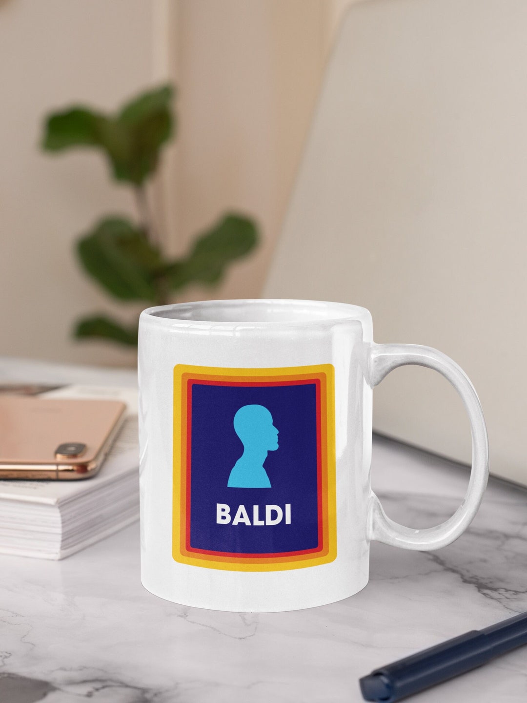 Baldi Mug Funny Baldi Gift Baldi Aldi Mug Baldi - Etsy