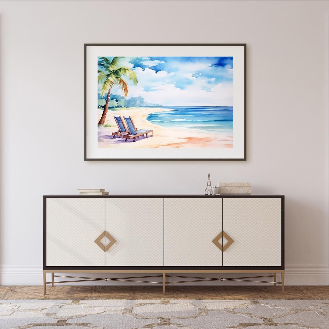 Beach Scenery, Beach Wall Art, Ocean View Art, Coastal Wall Art ...