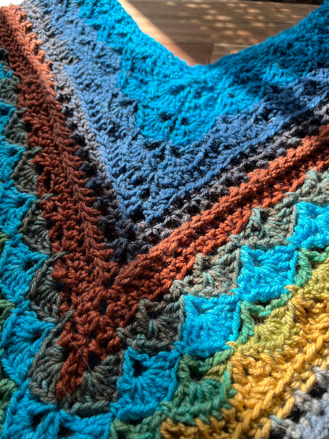 Boho Shells and More Poncho - Etsy