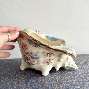 Antique Seashell Vase / Jewellery Holder Statement Decor, Romantic ...