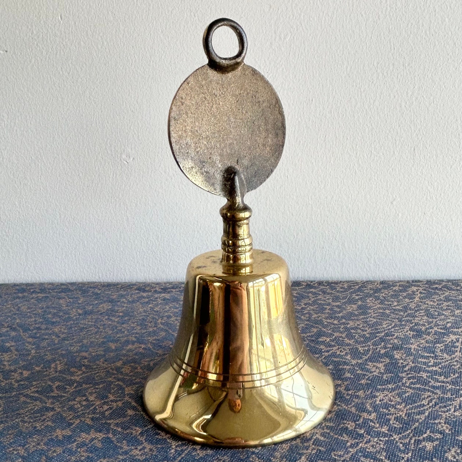Vintage Cestrefeld Bell - Brass Metal, Sigilum Commune Handbell ...