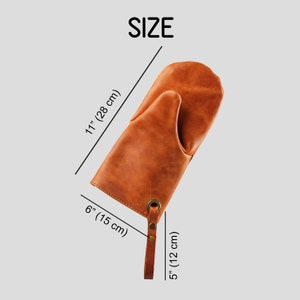 Personalized Leather Grilling Gloves: Custom Oven Mitts, Heat-resistant ...