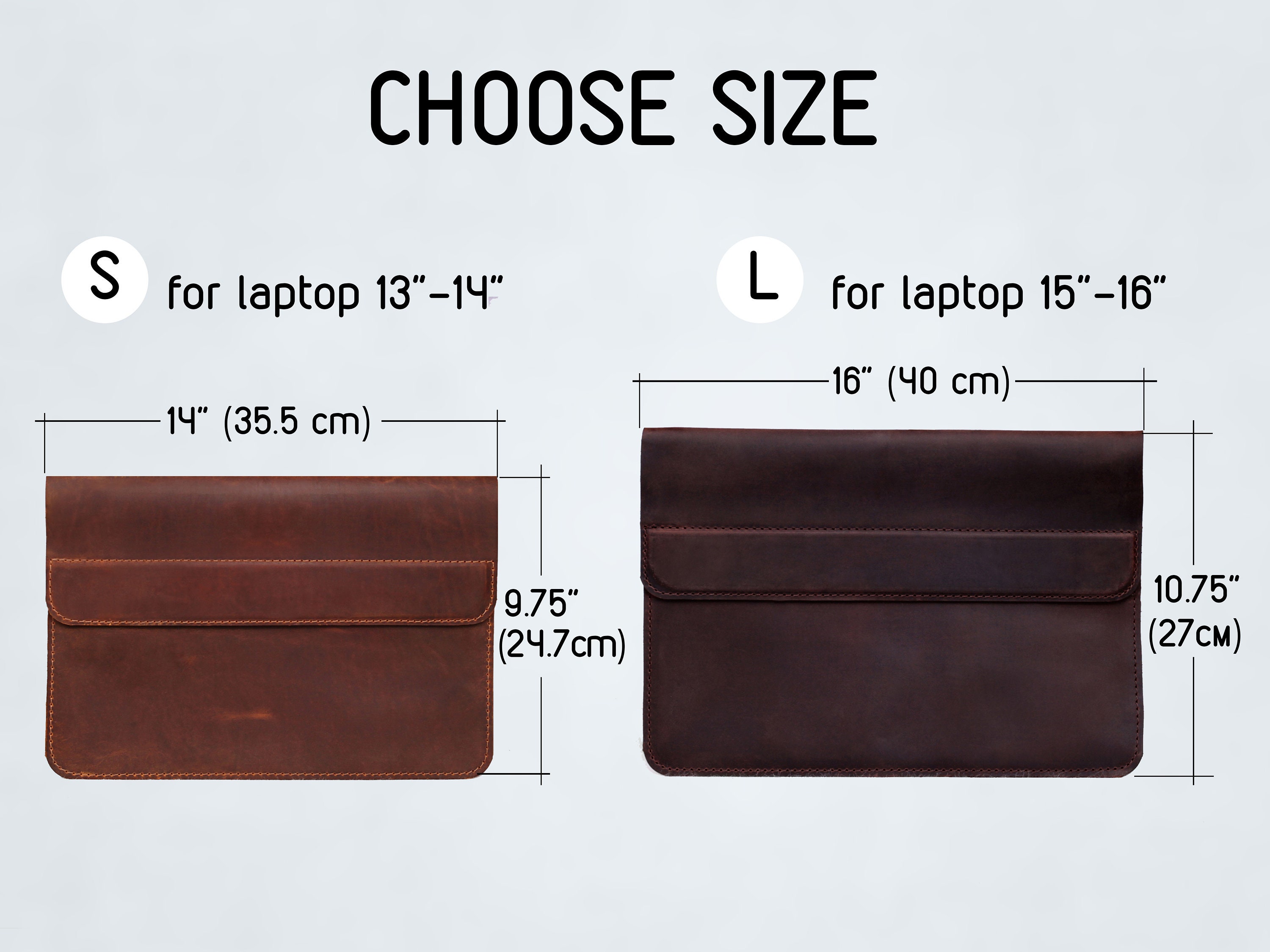 Personalized Leather Laptop Case, Leather Laptop Sleeve, MacBook Pro ...