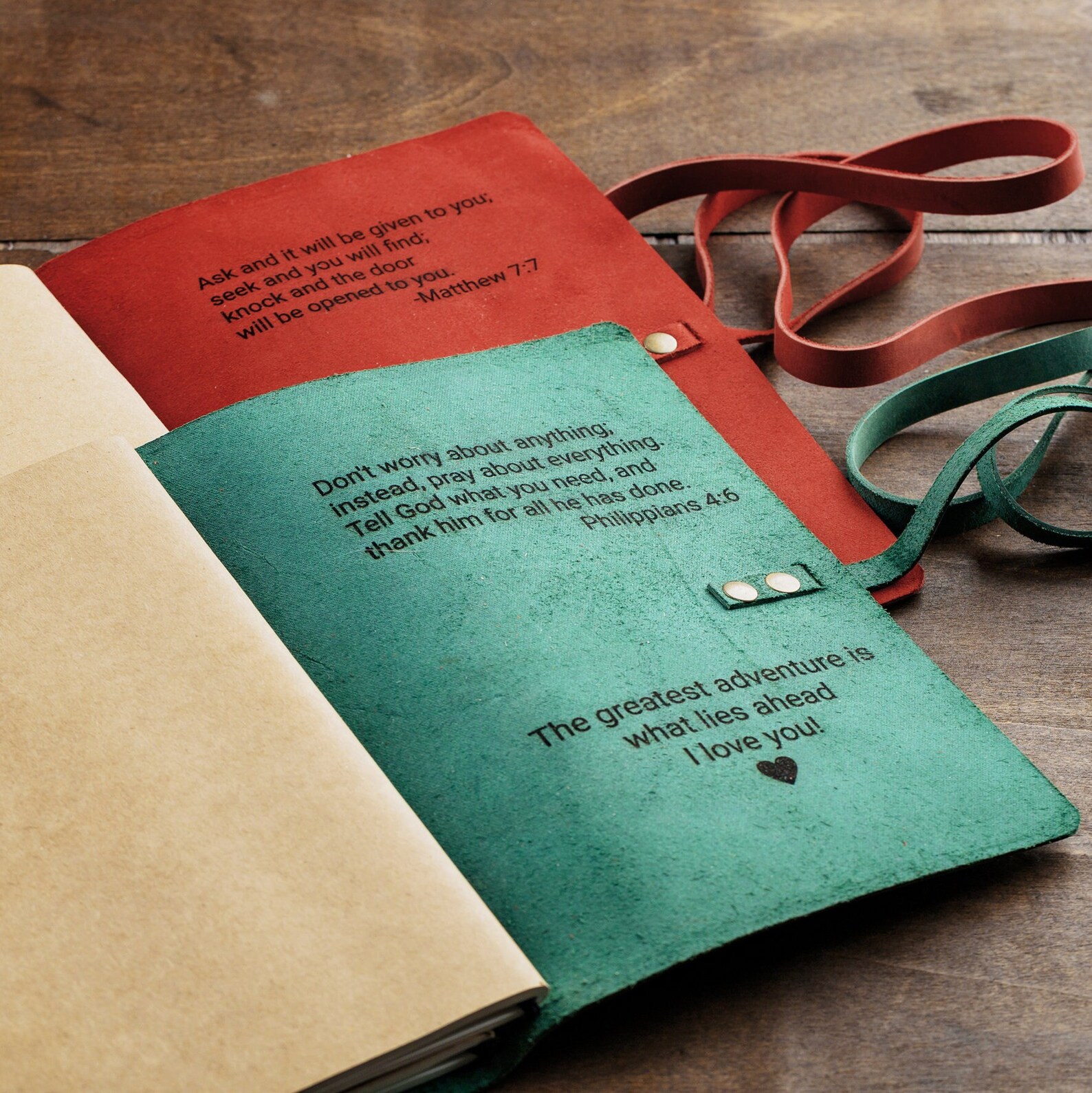 His and Her Vow Books, Personalized Leather Wedding Vow Book, His Vows ...