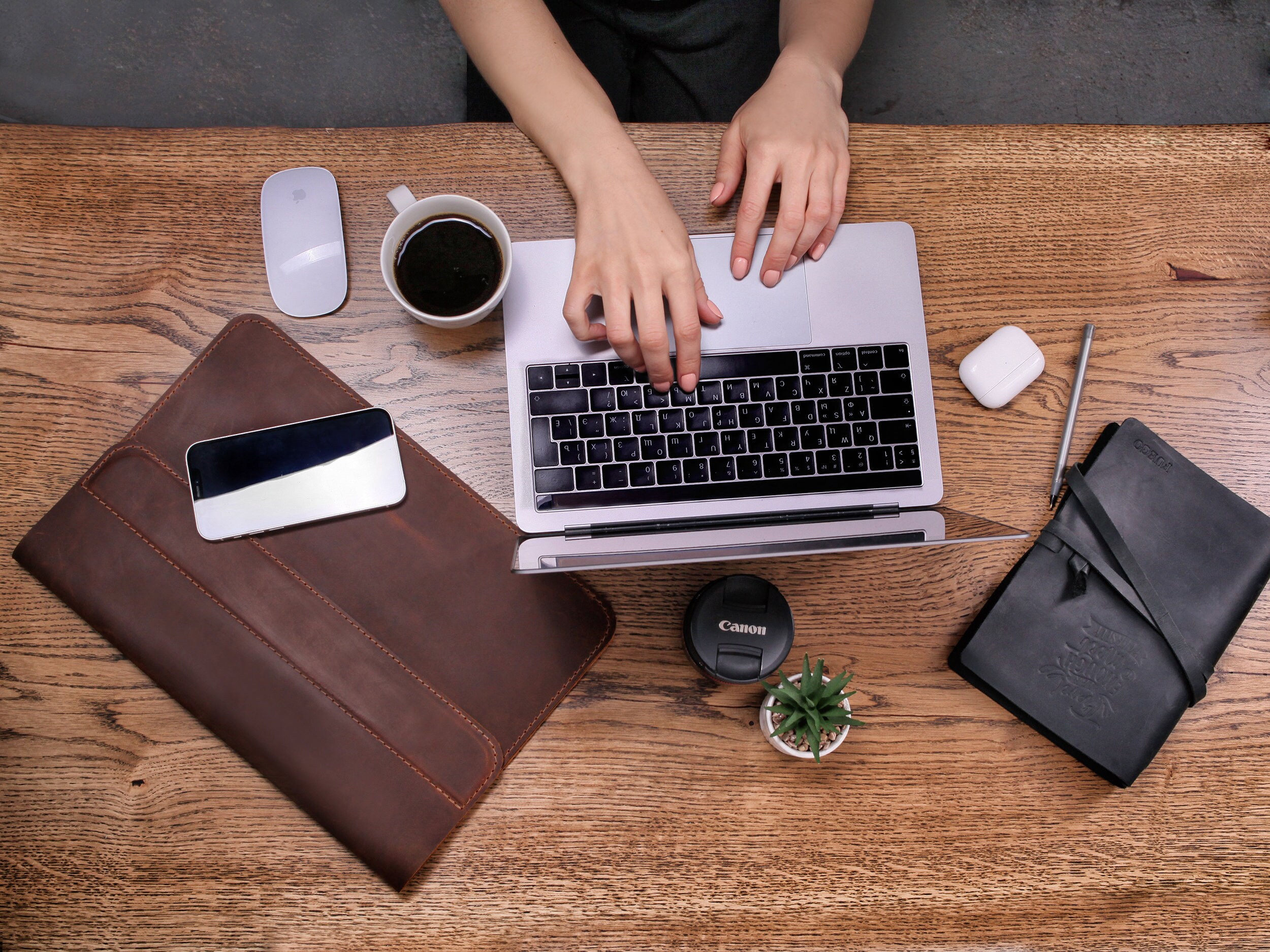 Personalized Leather Laptop Case, Leather Laptop Sleeve, MacBook Pro ...