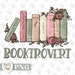 Booktrovert PNG Flowers Books Reading Love Books Lover - Etsy