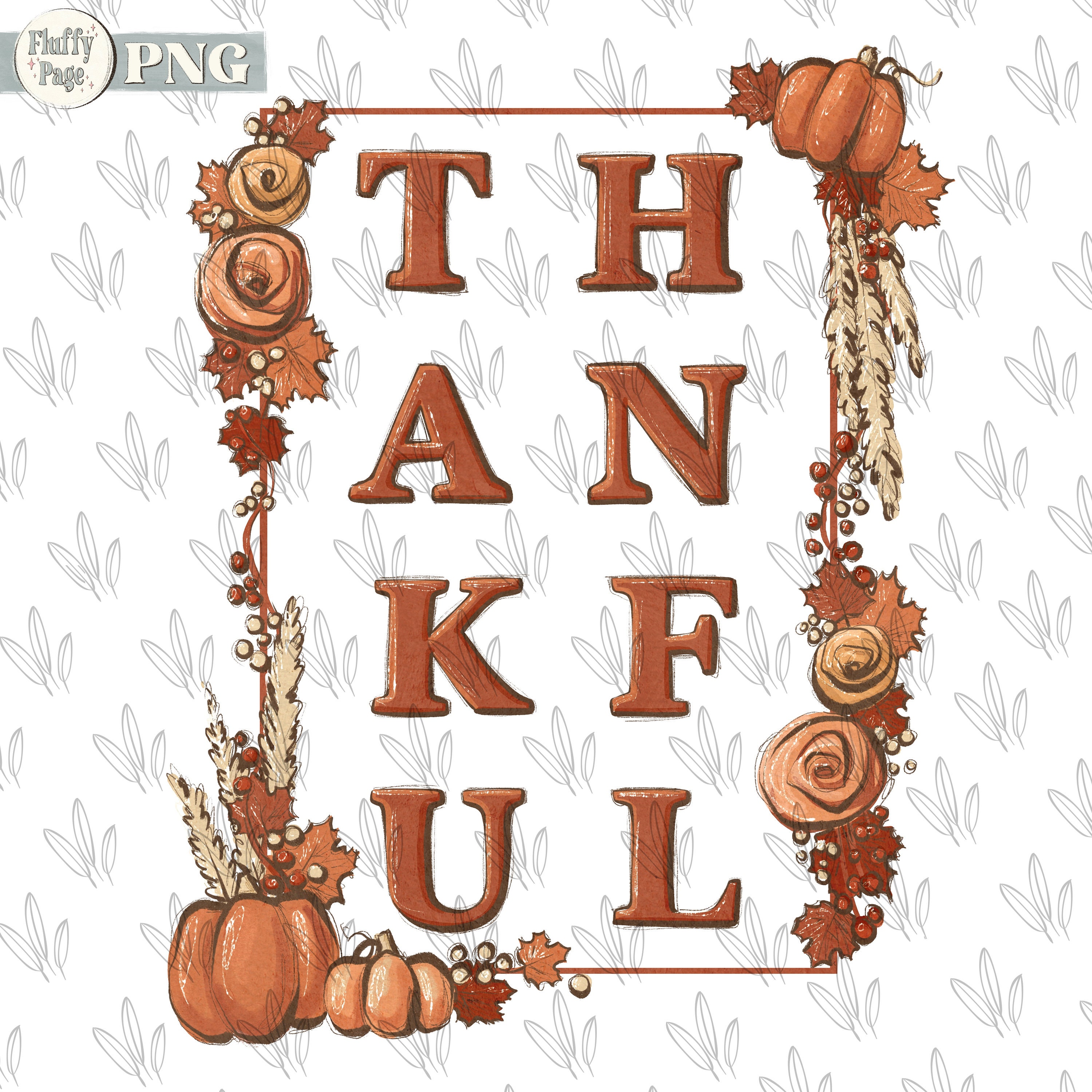 Thankful PNG, Fall Autumn Thanksgiving, Christian Bible Verse ...