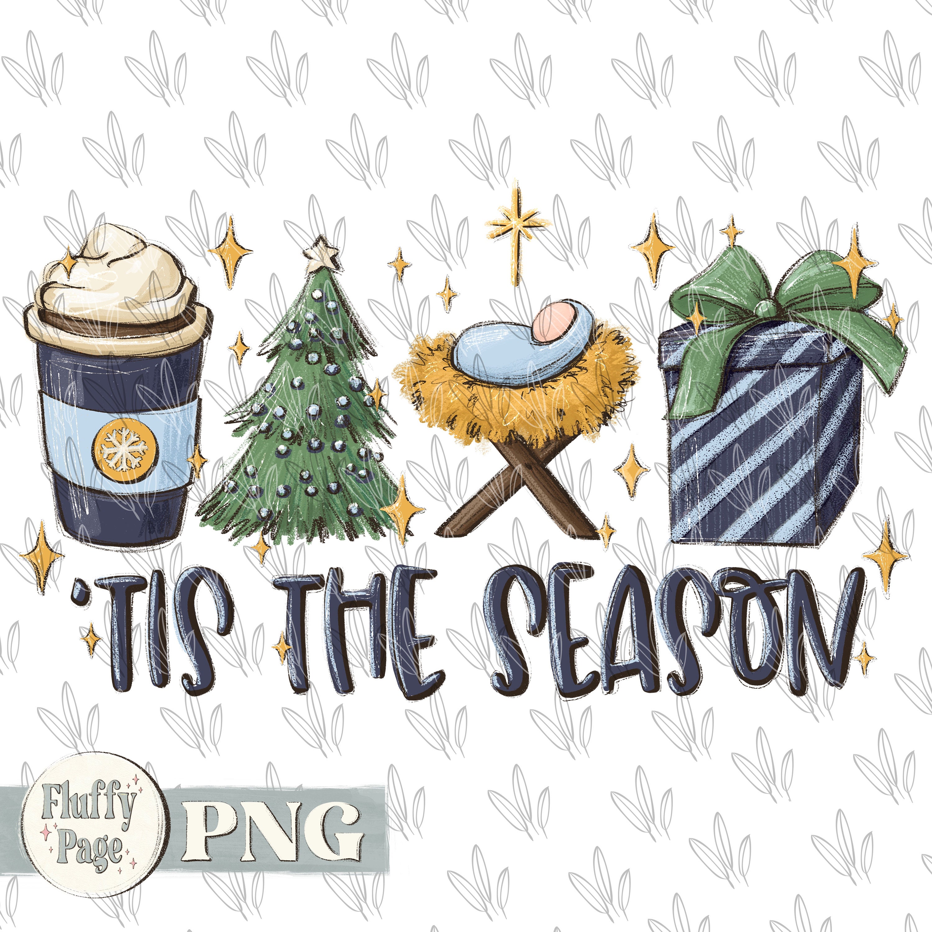 Tis the Season PNG Baby Jesus in Manger, Christian Christmas, Jesus is ...