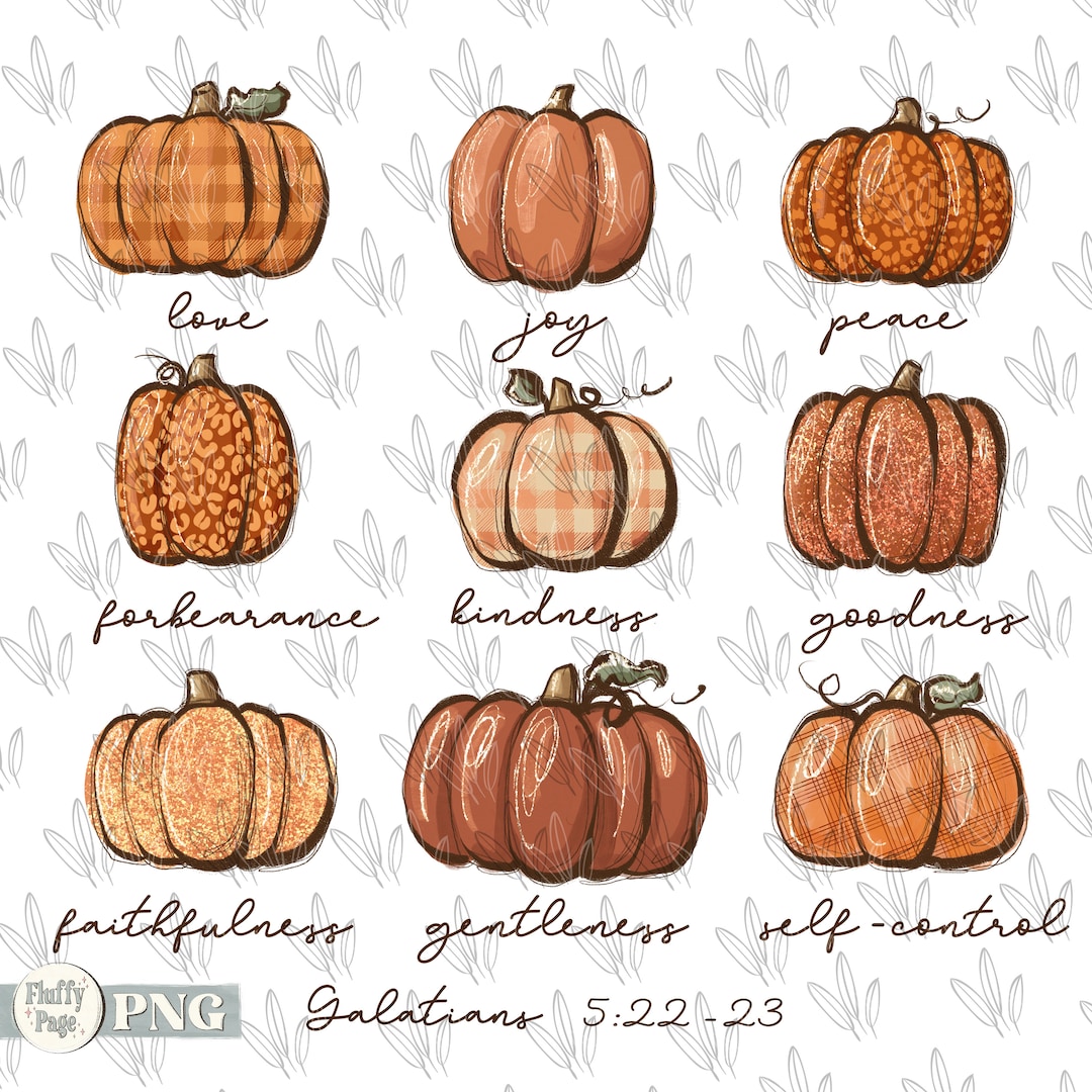 The Fruits of the Spirit PNG, Fall Autumn Thanksgiving, Christian Bible ...