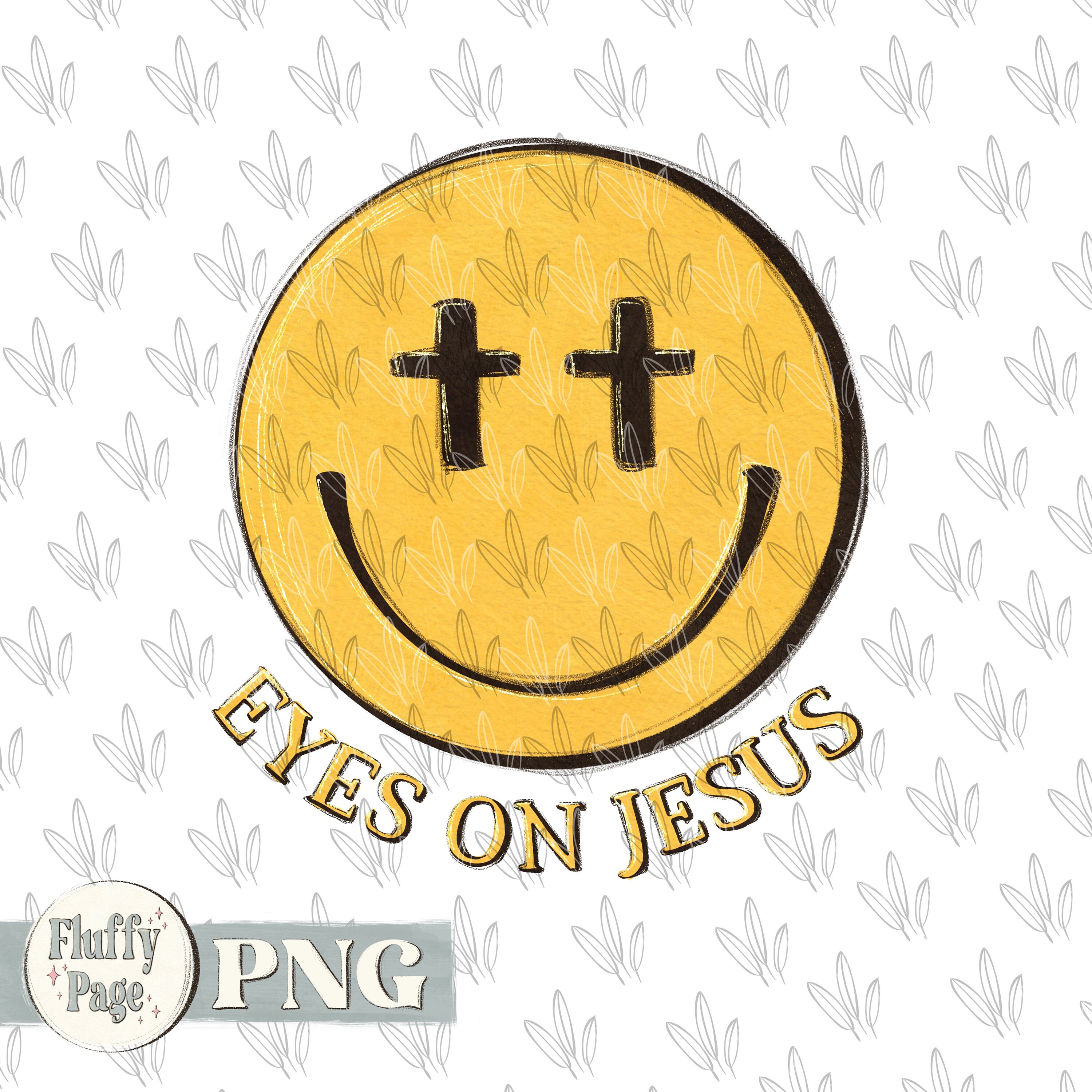 Eyes on Jesus PNG, Faith Smile, Cross Christian Religious, Bible Verses ...