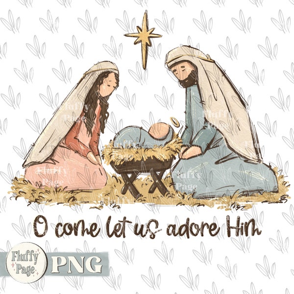 Let Us Adore Him - Etsy