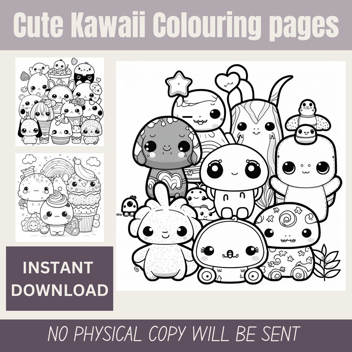 Kawaii Coloring Pages, Kawaii Colouring Pages, Cute Kawaii Colouring ...