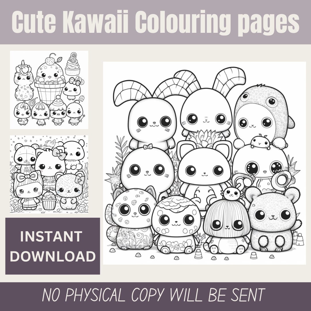 Kawaii Coloring Pages, Kawaii Colouring Pages, Cute Kawaii Colouring ...