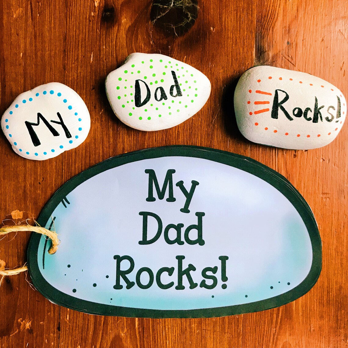 My Dad Rocks- Father's Day Book - Etsy