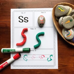 Say It, Find It, Make It, Write It- With Letter Cards and Beginning ...