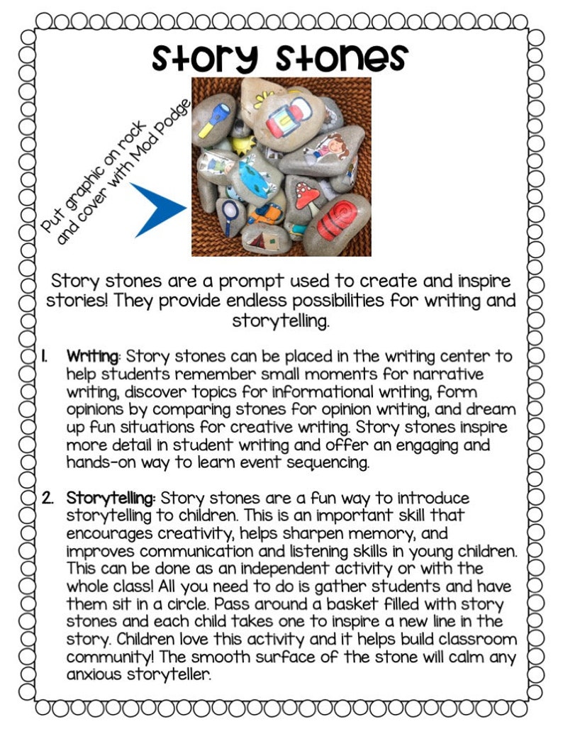 Story Stones for Writing and Storytelling - Etsy Canada