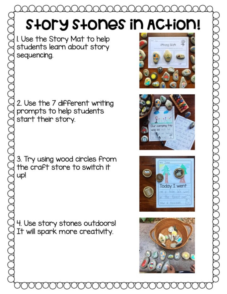 Story Stones for Writing and Storytelling - Etsy