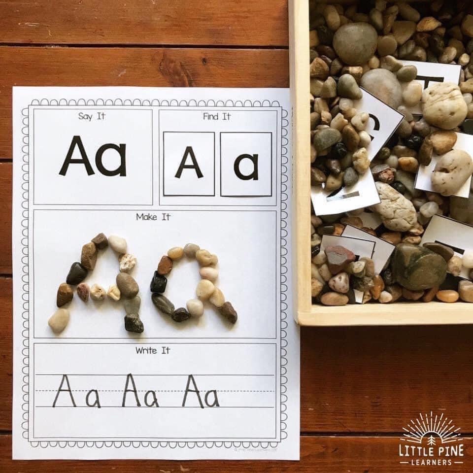 Say It, Find It, Make It, Write It- With Letter Cards and Beginning ...