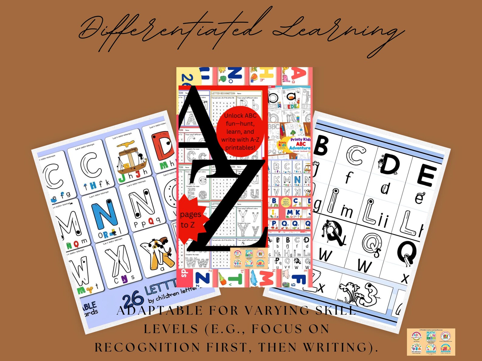 Letter A-Z Hunt Printables | Alphabet Recognition & Tracing Worksheets ...