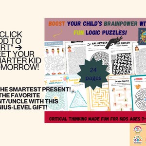 Critical Thinking Kids: Logic Puzzles & Brain Teasers (ages 7-10) Give ...