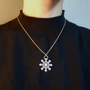 Mahoraga Wheel Earrings dangly/studs & Necklace Jujutsu Kaisen - Etsy