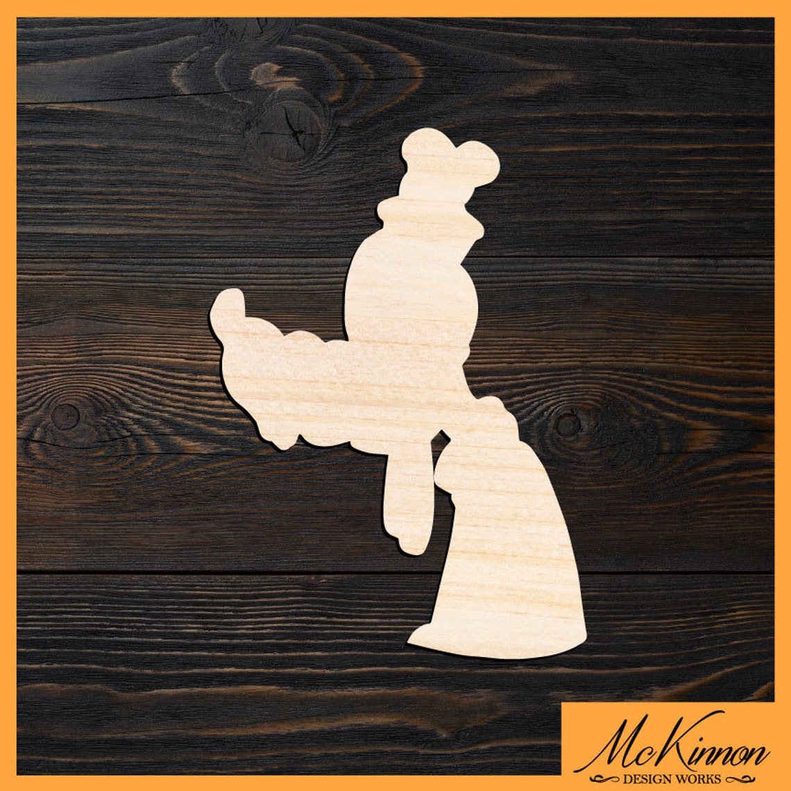 Goofy Disney Character Cutout, Unfinished Wood Shape - Etsy